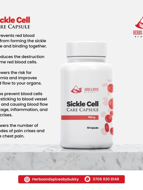Sickel Cell Capsule (90 caps) - Herbs And Spices By Bukky