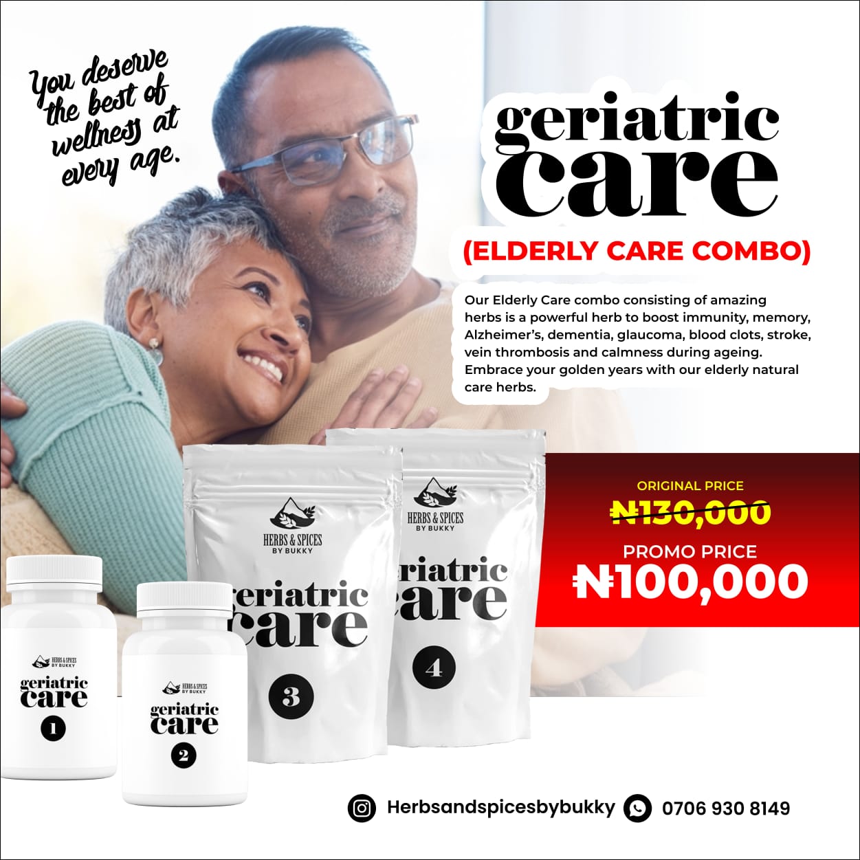 Geriatric Care - Elderly Care Combo