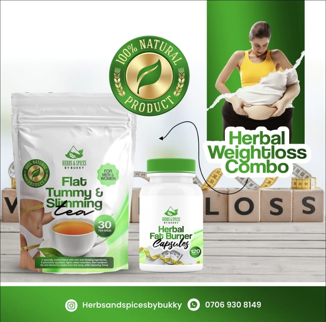 Flat Tummy & Slimming Tea - Herbs And Spices By Bukky Flat Tummy ...